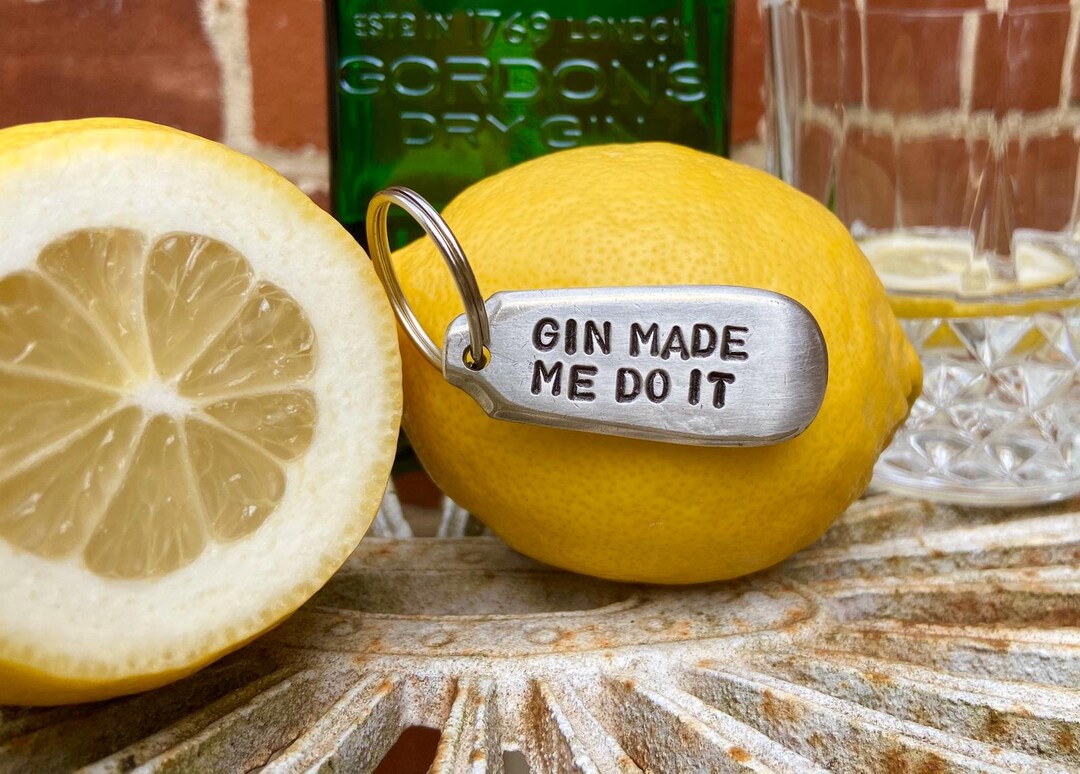 Gin Tonic Gin G&T Antique Spoon Handle Keyring/key Fob/key - Etsy