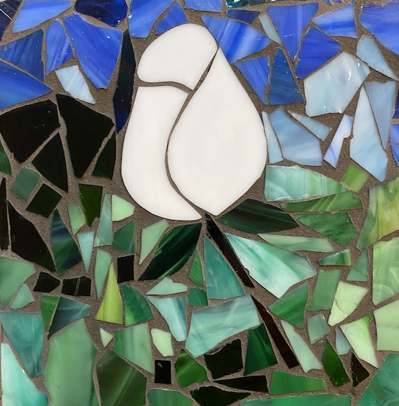 8x8 Rose Mosaic Kit | Etsy