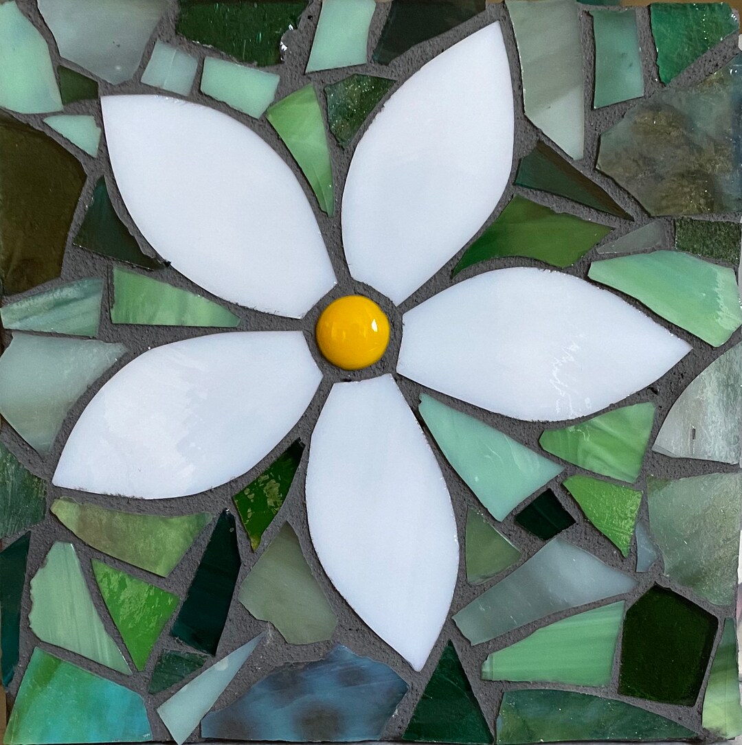 8x8 Star Flower Mosaic - Etsy
