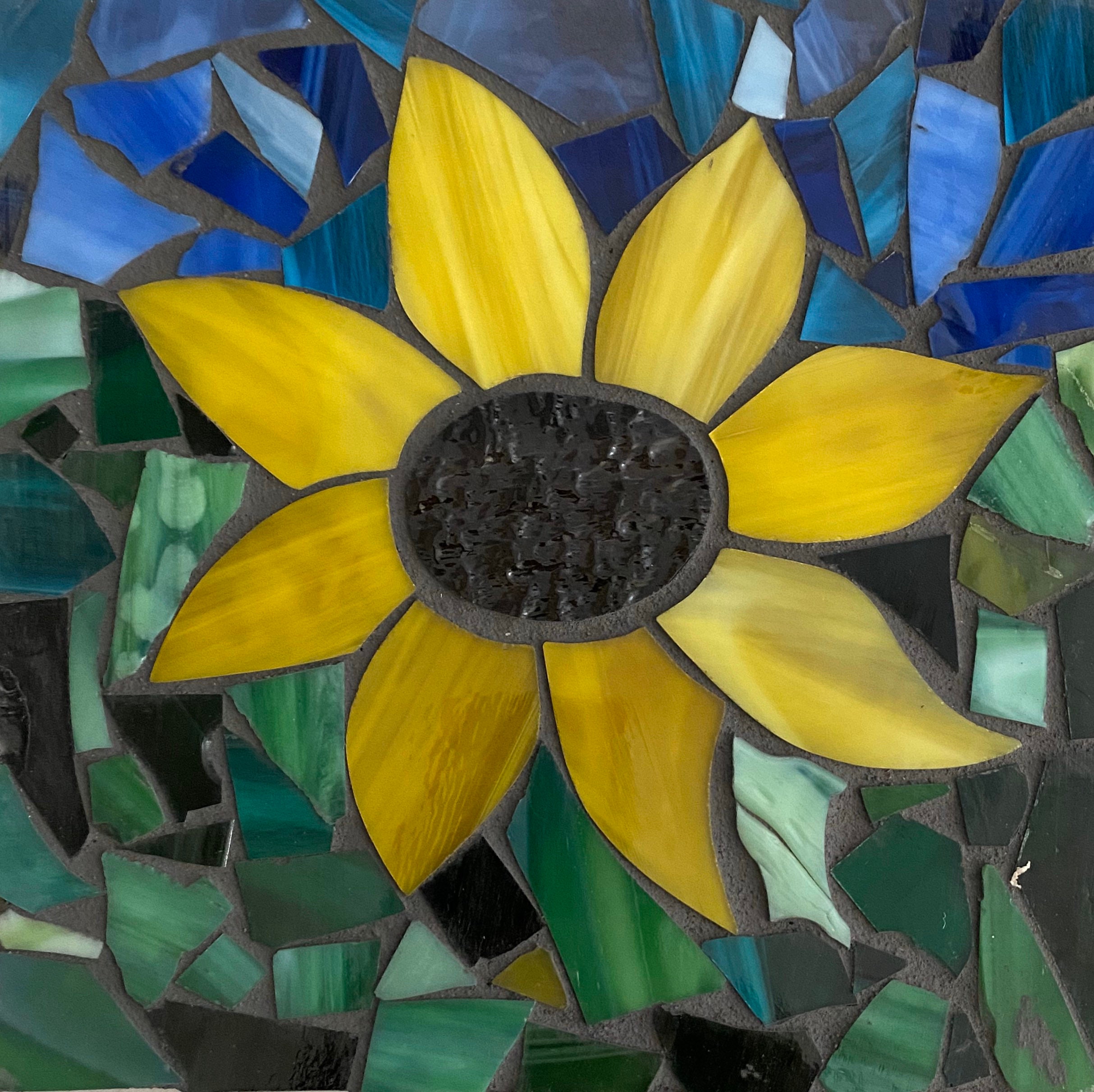 Sunflower Mosaic Designs Mosaic Kit For Adults Triptych 2/3