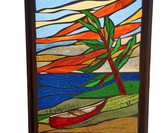 Stained Glass Panel - Etsy