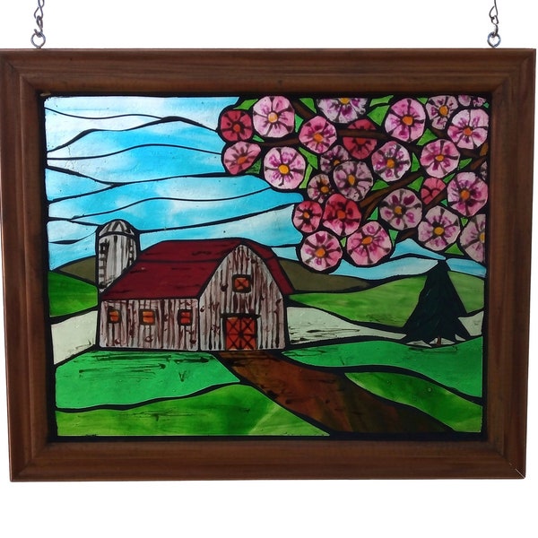 Stained Glass Barn - Etsy
