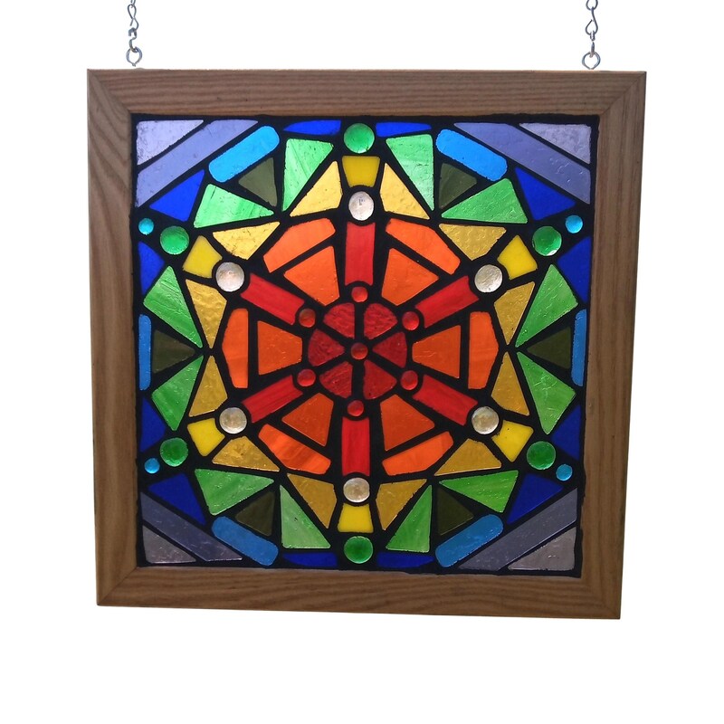 Stained Glass Mandala - Etsy
