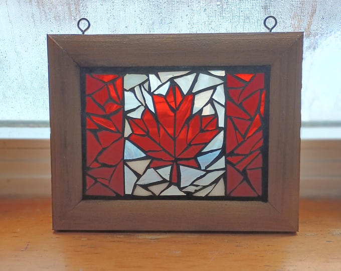 Stained Glass Canada Flag - Etsy Canada