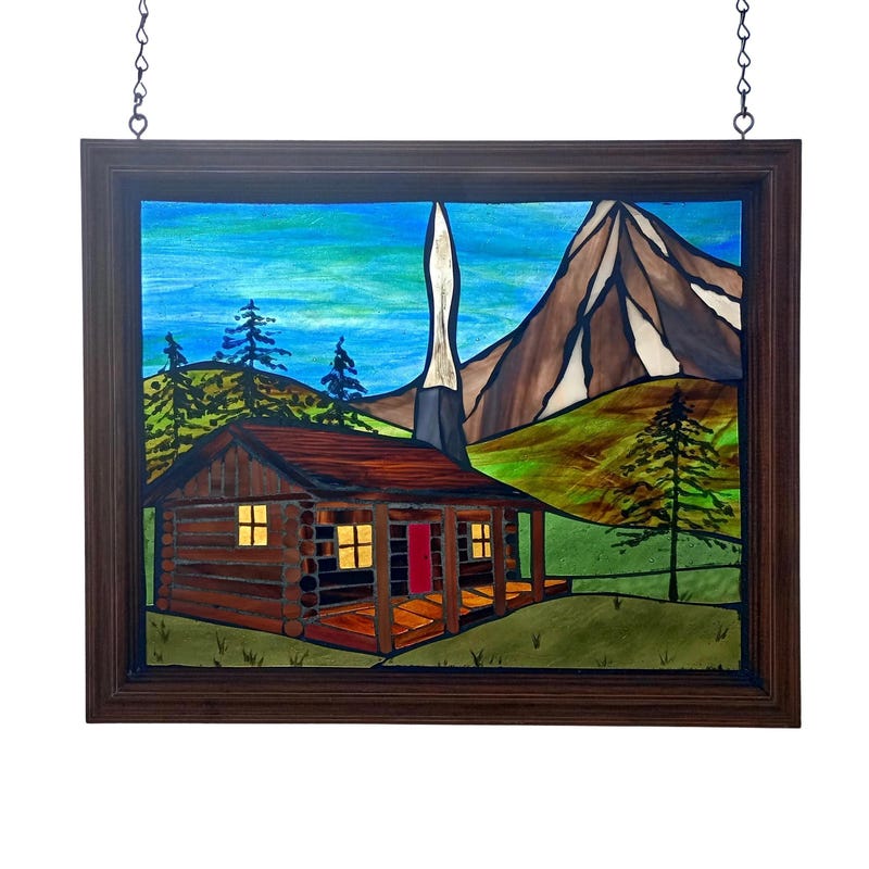 Rustic Log Cabin Windows - Etsy