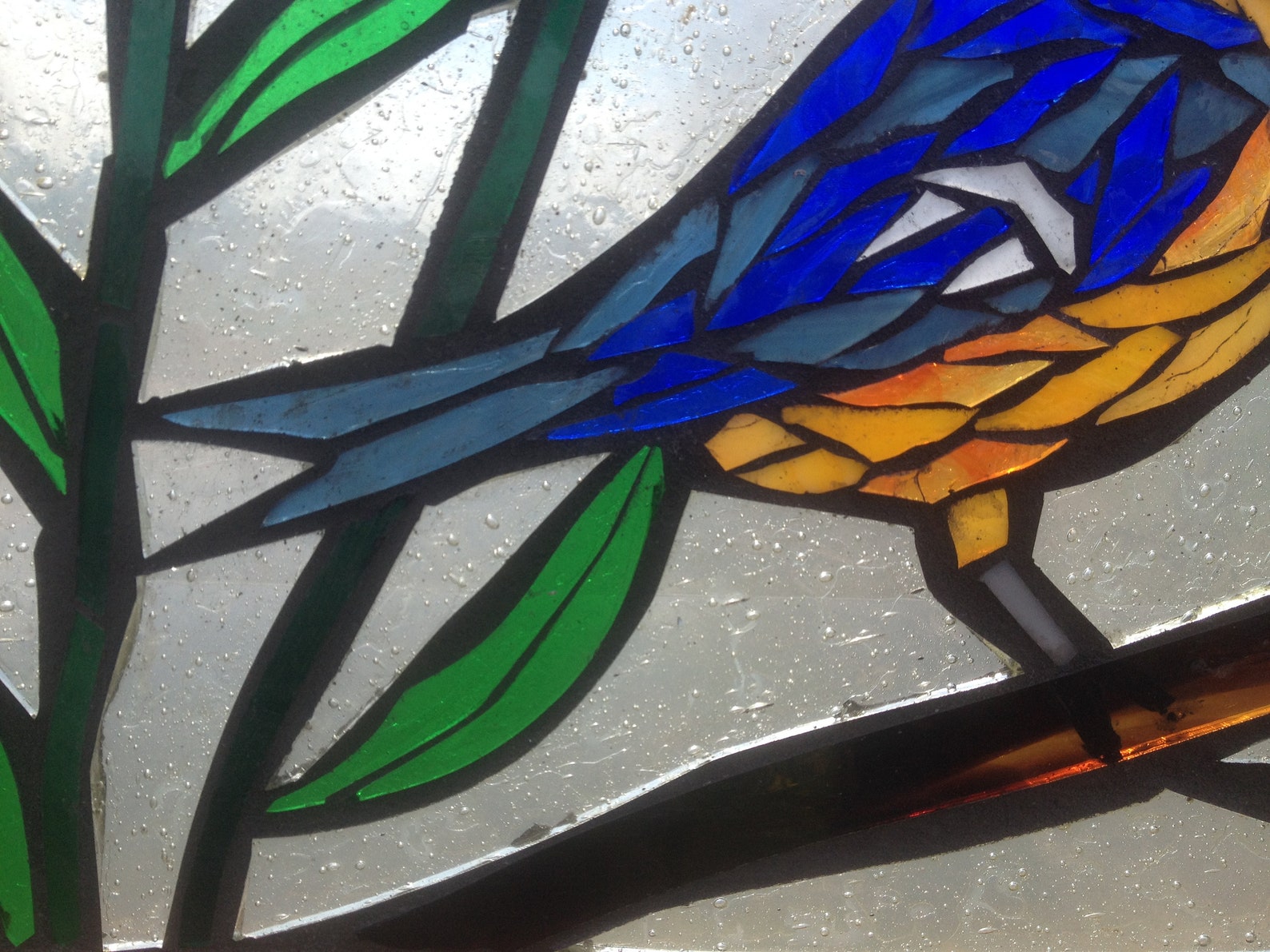 Barn Swallow Stained Glass Mosaic Panel for Hanging in Window - Etsy