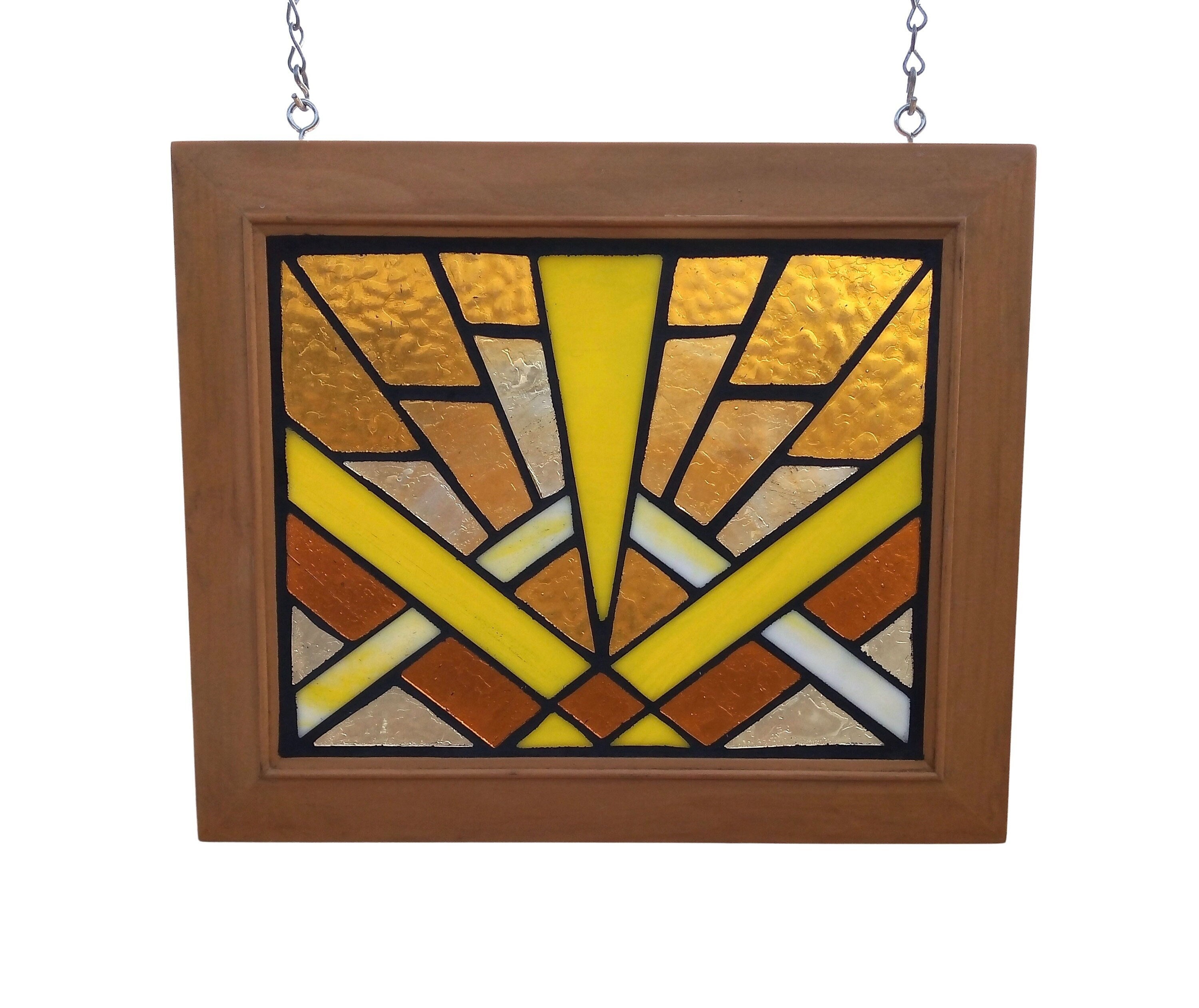 Art Deco Stained Glass