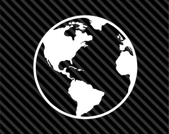 Globe Decal | Etsy
