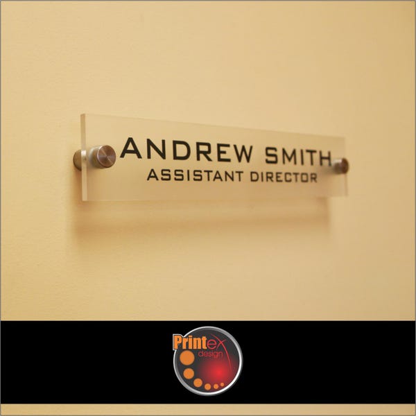 Frosted Office Signs - Etsy