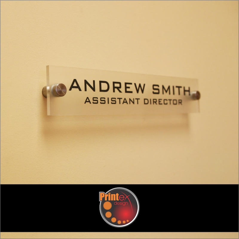 Office Name Plate Wall Mount - Etsy