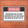 Warning My Wife is Always Right Sign Funny Sign 12 X 24 Aluminum Sign ...