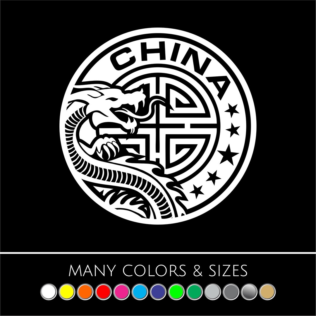 China Flag Vinyl Decal – Waterproof China / Chinese Flag Sticker for ...
