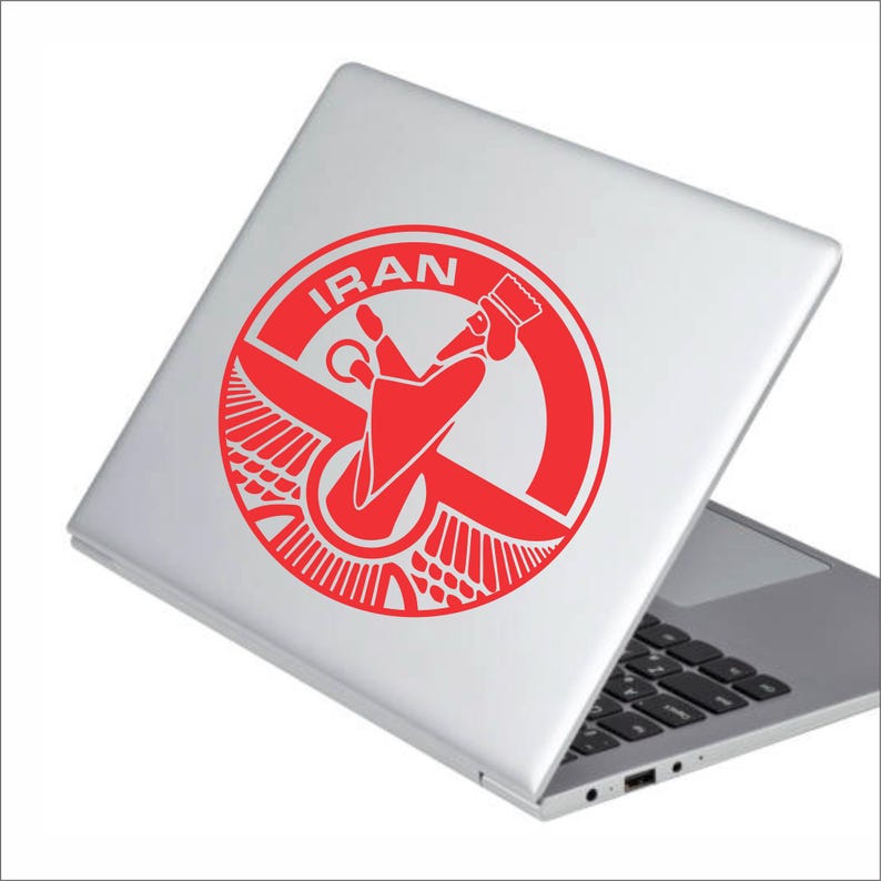 Iran Vinyl Decal – Waterproof Iranian Flag Sticker for Car, Laptop ...