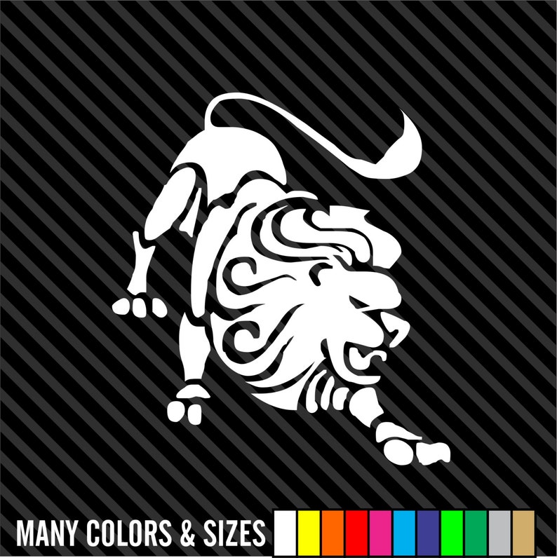 Leo Zodiac Sign Sticker - Select Your Star Sign From Our Store - Vinyl ...