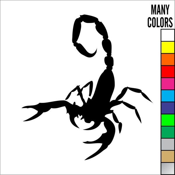 Scorpion Car Decal - Etsy
