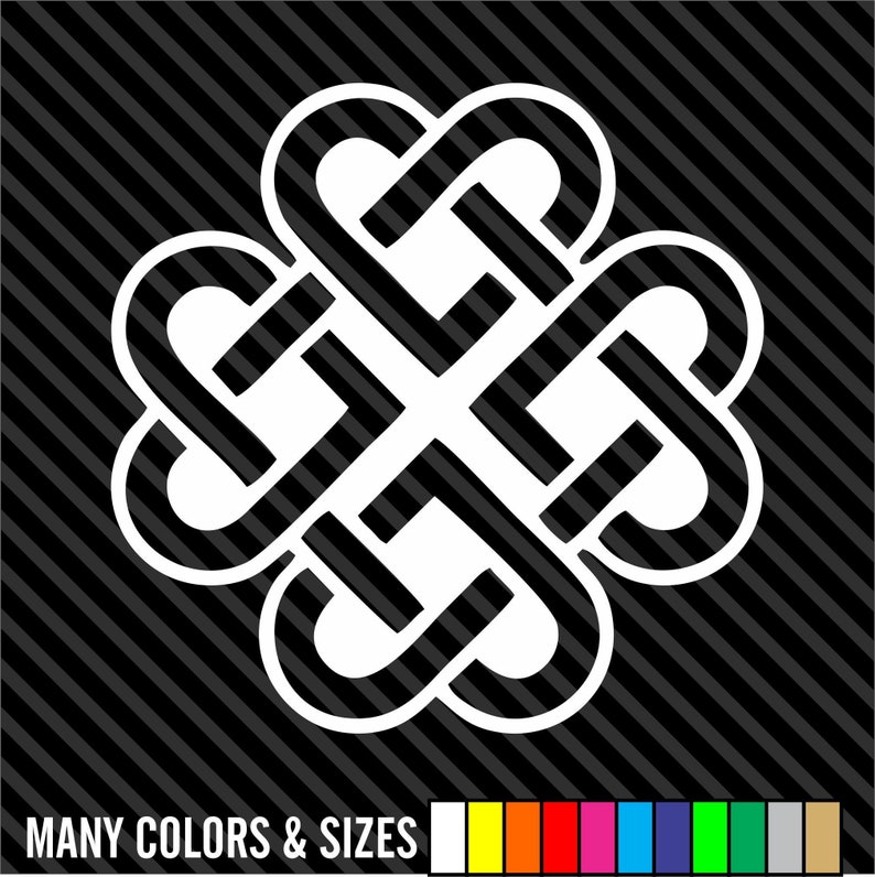 Celtic Knot Decal Sticker Vinyl Car Window Irish Tribal - Etsy