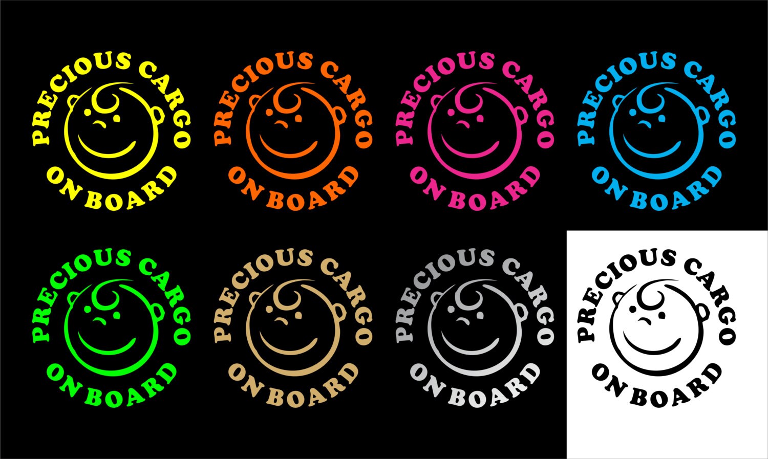 Precious Cargo on Board Boy Car Van Vinyl Sticker Decal | Etsy