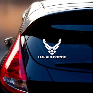 US Air Force Vinyl Decal – Rugged Truck Sticker / Patriotic Military ...