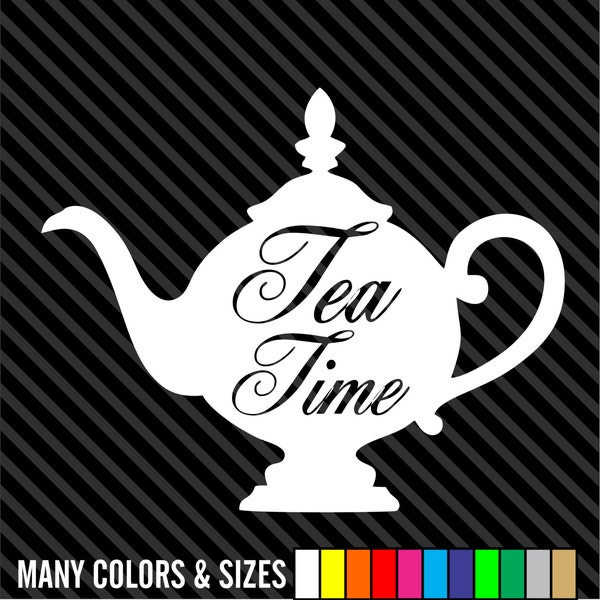 Tea Wall Decal - Etsy