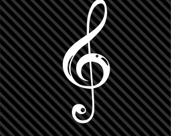 Music Note Car Decal - Etsy