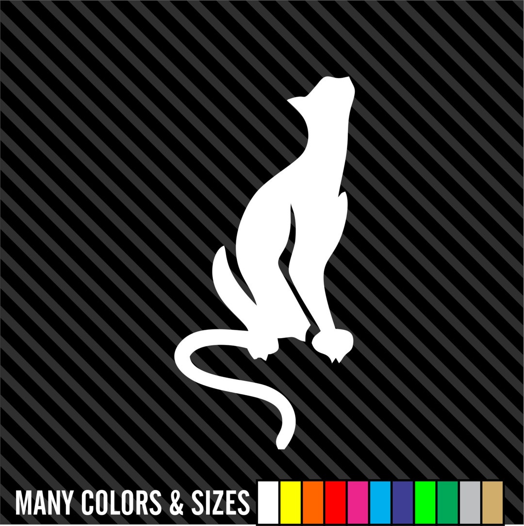 Cat Sticker - Decal, Sticker, Car, Decal, Laptop Decal, Feline Sticker ...