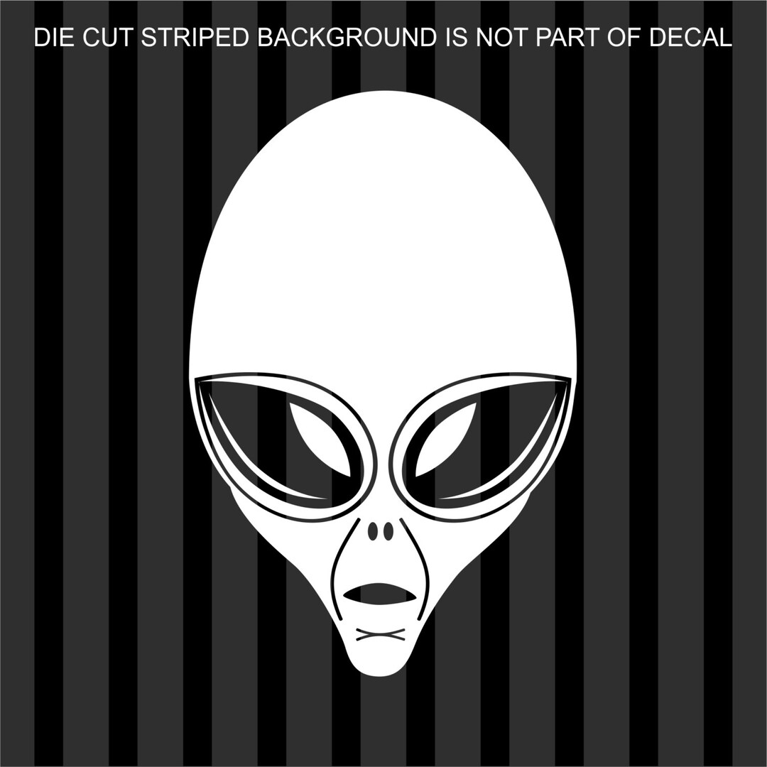 ALIEN Decal Sticker Car Decal Laptop Decal Choice of Colors & Sizes - Etsy