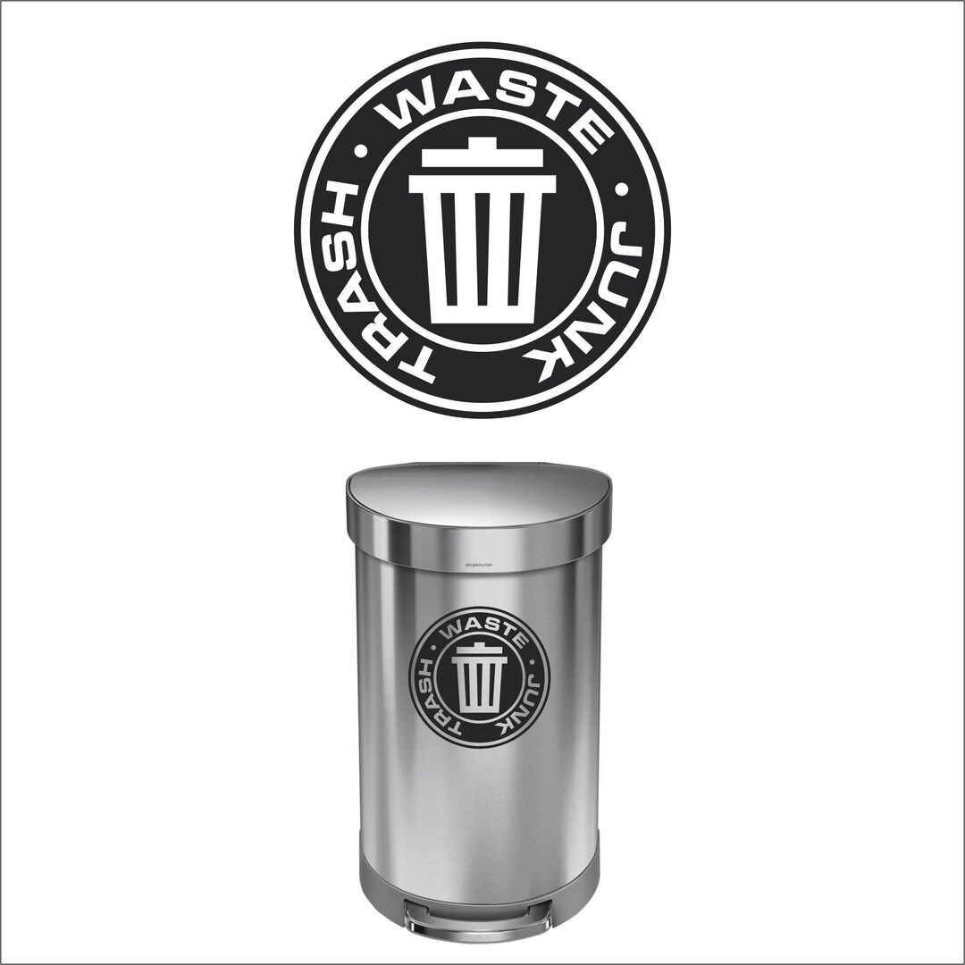 Trash Decal Sticker for Trash Cans - Home & Office Use! Choose Size! - Etsy