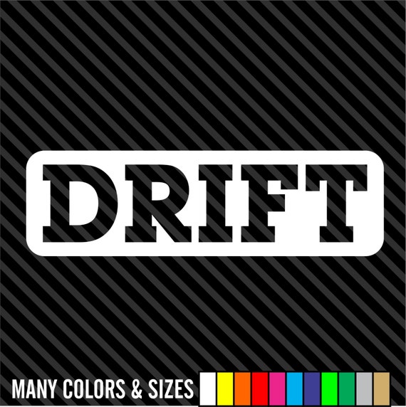 Drift Car Sticker