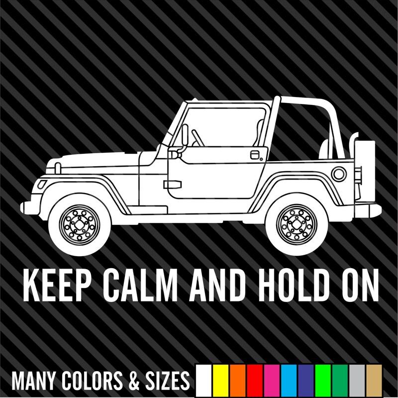 Funny Jeep Decal - Etsy