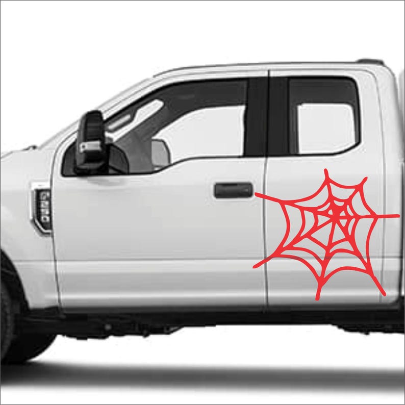 Spider Web Sticker - Window, Die Cut Decal, Sticker, Vinyl, Car, Truck ...