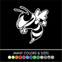 Angry Wasp Angry Hornet Universal Sticker Bee Sticker Moto Sticker ...