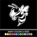 Angry Wasp Angry Hornet Universal Sticker Bee Sticker Moto Sticker ...