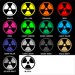 NUCLEAR RADIATION Sticker Warning Nuke Bio Hazard Zombie Choose Size ...
