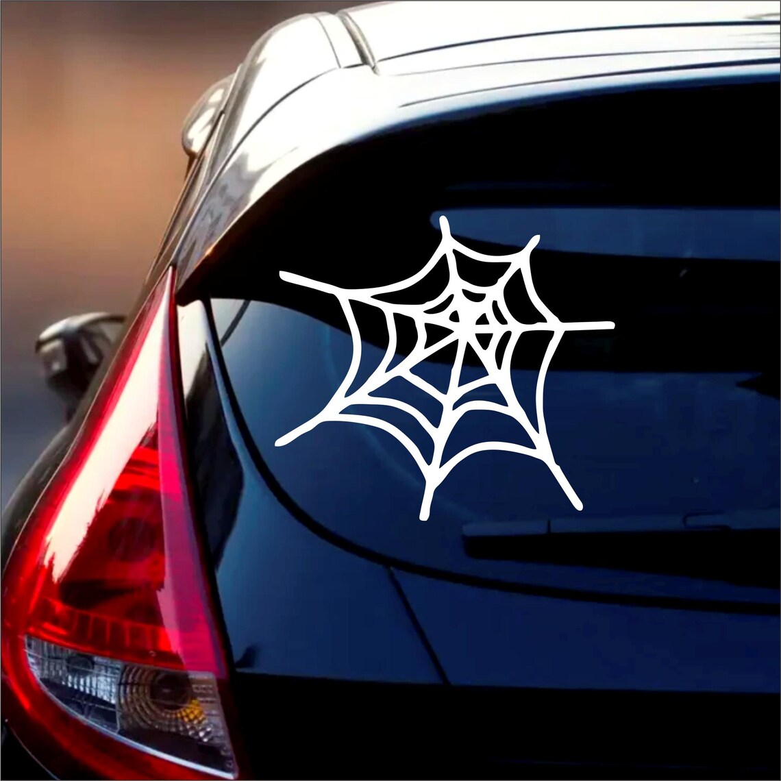 Spider Web Sticker - Window, Die Cut Decal, Sticker, Vinyl, Car, Truck ...