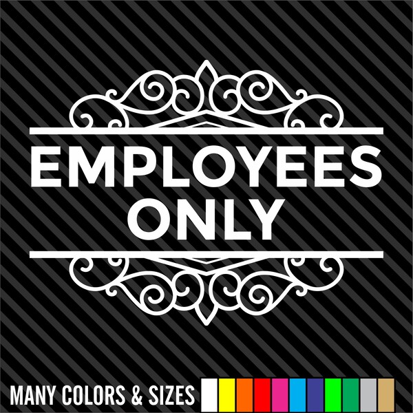Employees Only Sign - Etsy