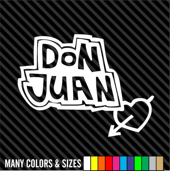 Don Juan Sticker Car Decal Laptop Decal Choice of Colors | Etsy