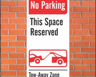 Reserved Space Sign - Etsy