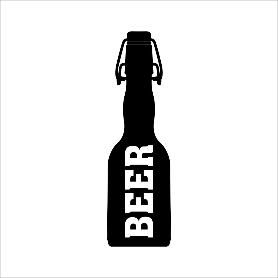 BEER BOTTLE Decal Sticker Car Decal Laptop Decal / Choose Size and ...