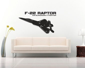 F 22 Raptor Decal - Etsy