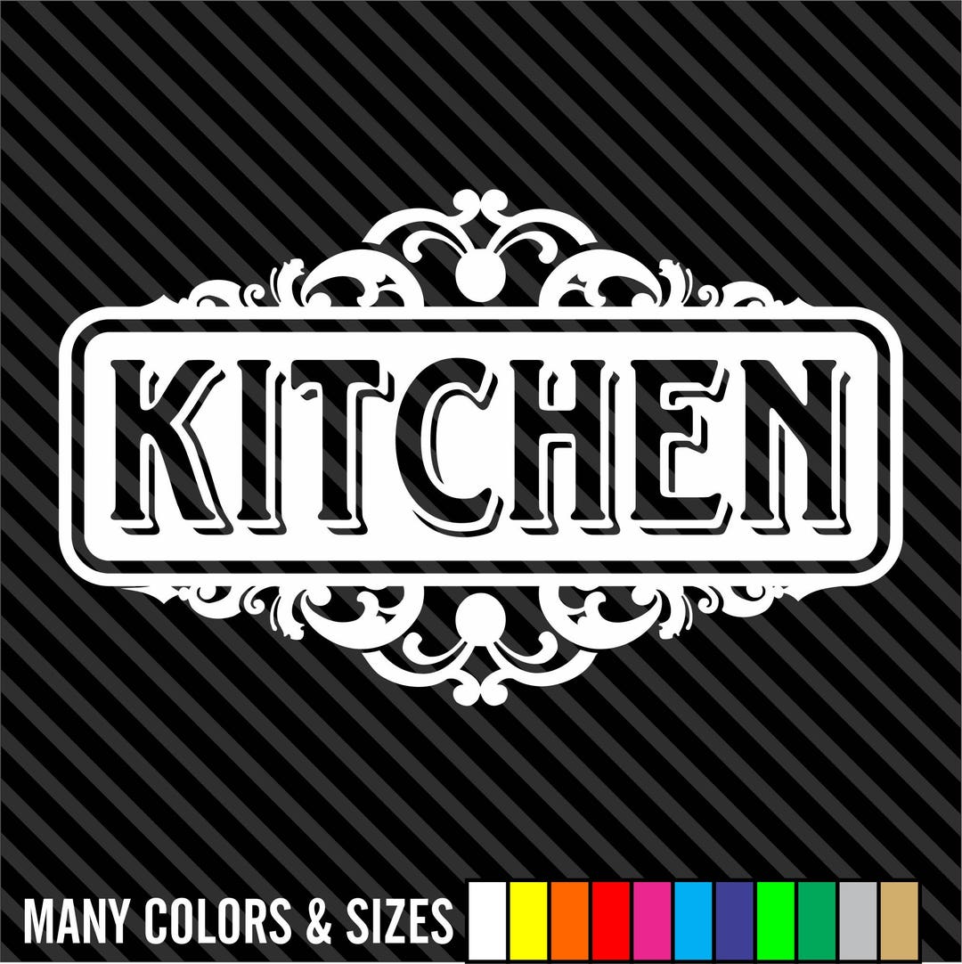 Kitchen Wall Decal Kitchen Decor Wall Decal Vinyl Decal Wall Art ...