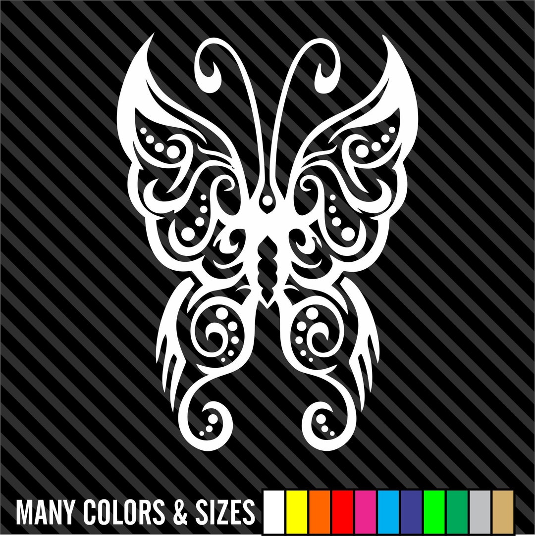 Butterfly Vinyl Car Decals, Sticker Graphics Choice of Sizes and Colors ...