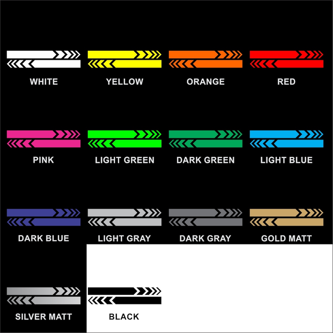 Set of 2 Car Side Mirror Auto SUV Vinyl Graphic Sticker Decal | Etsy