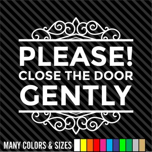 Close Door Gently - Etsy