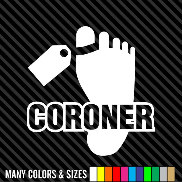 Coroner Decals - Etsy