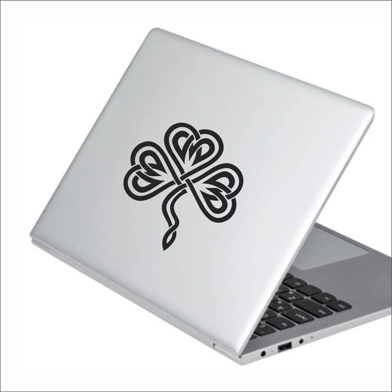Irish Shamrock Sticker - Decal, Celtic Knot, Vinyl, Car, Window, Decal ...