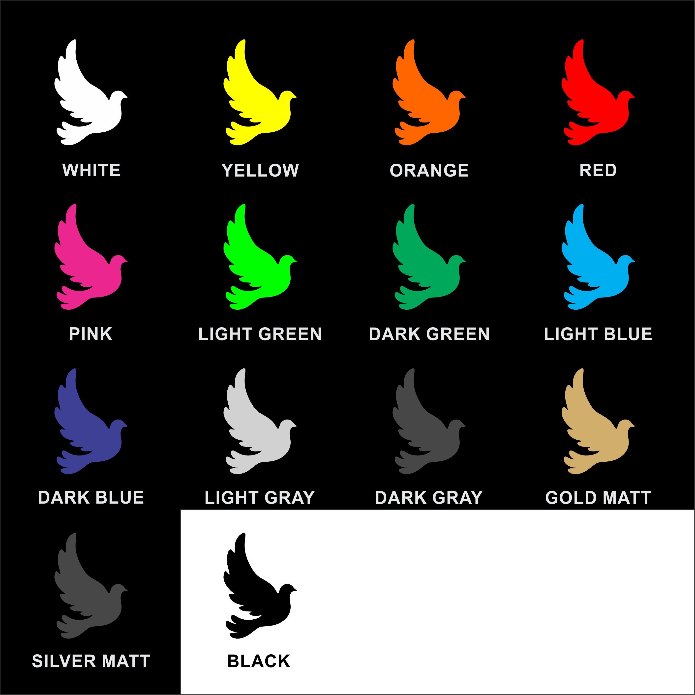 Dove Decal Sticker Pigeon Car Truck Window Laptop Decal | Etsy