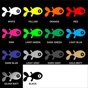 Fish-vinyl-decal-sticker-car-truck-window-bumper-sticker-many-sizes-and ...