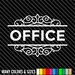Office Store Front Decal Sticker Business Sign Door Store Window Decal ...