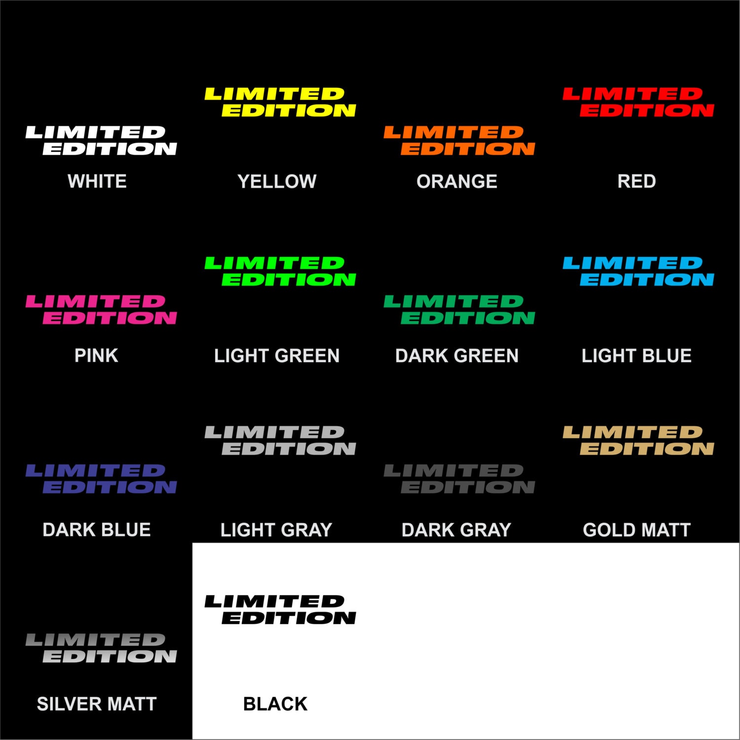 Limited Edition Decal Sticker Car Decal Laptop Decal Choice | Etsy