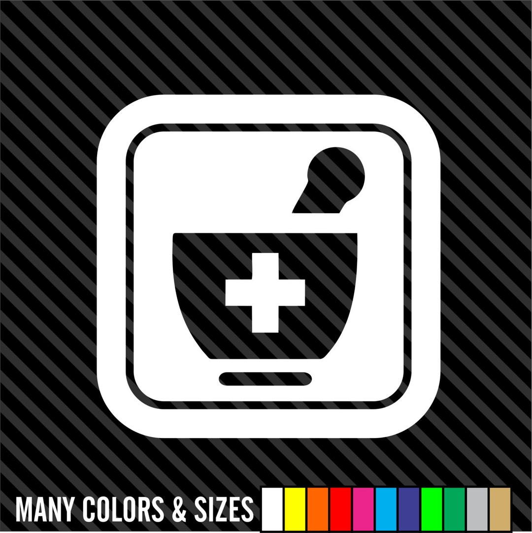 Pharmacy International Symbol Vinyl Decal Sticker Window Wall Car Sign ...